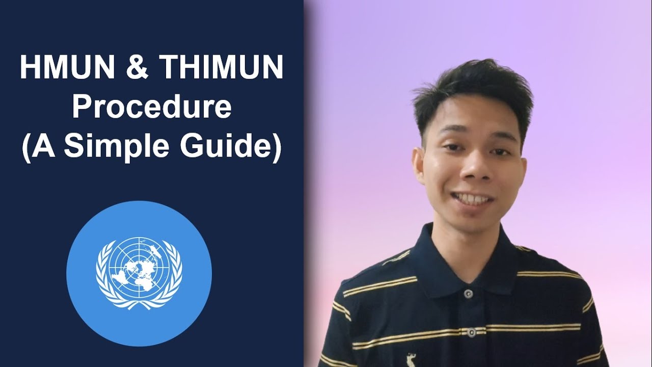 HMUN & THIMUN Procedure - Model United Nations (Simplified) - YouTube