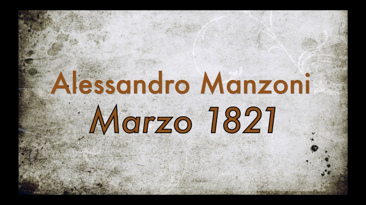 Marzo 1821: analisi e commento - YouTube