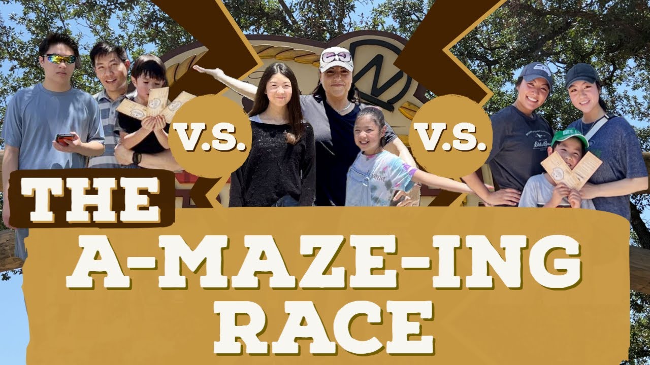 THE A-MAZE-ING RACE - WHO WILL WIN? BIG FAMILY COMPETITION | AMAZEN ...