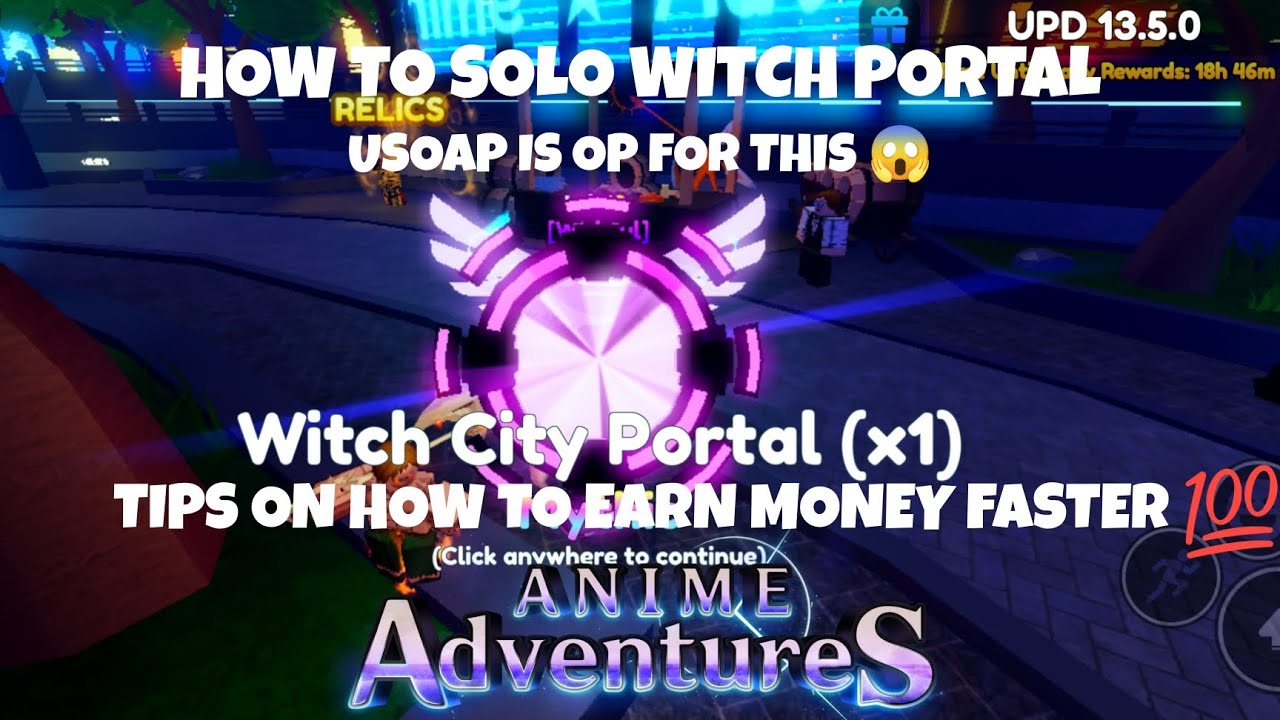 [ Anime Adventures ] How to solo Witch Portals without Mythical traits ...