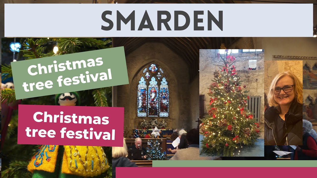 Smarden Christmas tree festival - YouTube