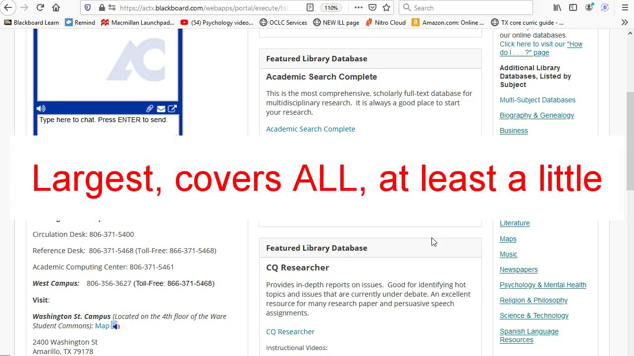 Accessing Library Databases - YouTube