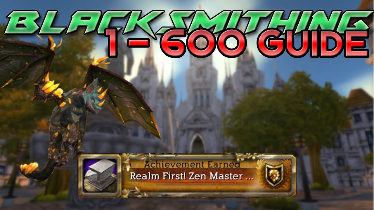 Blacksmithing | 1 - 600 Guide - YouTube