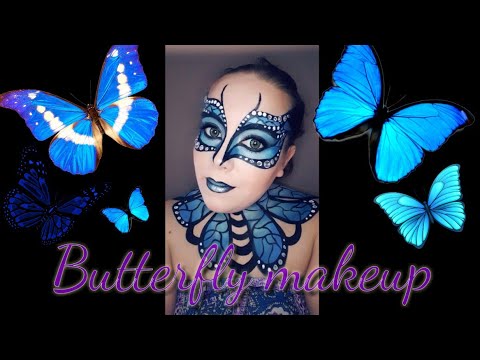 Butterfly makeup tutorial - YouTube