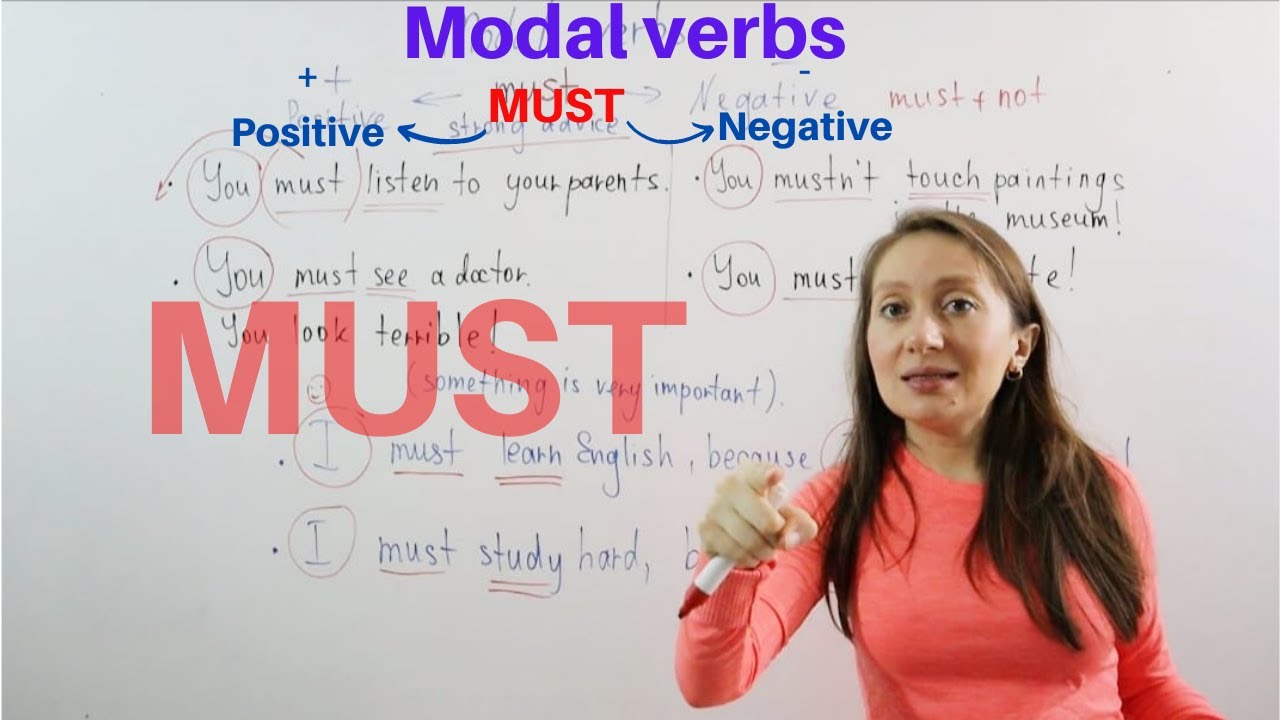 Modal verbs – Must. English grammar Lesson #13 - YouTube