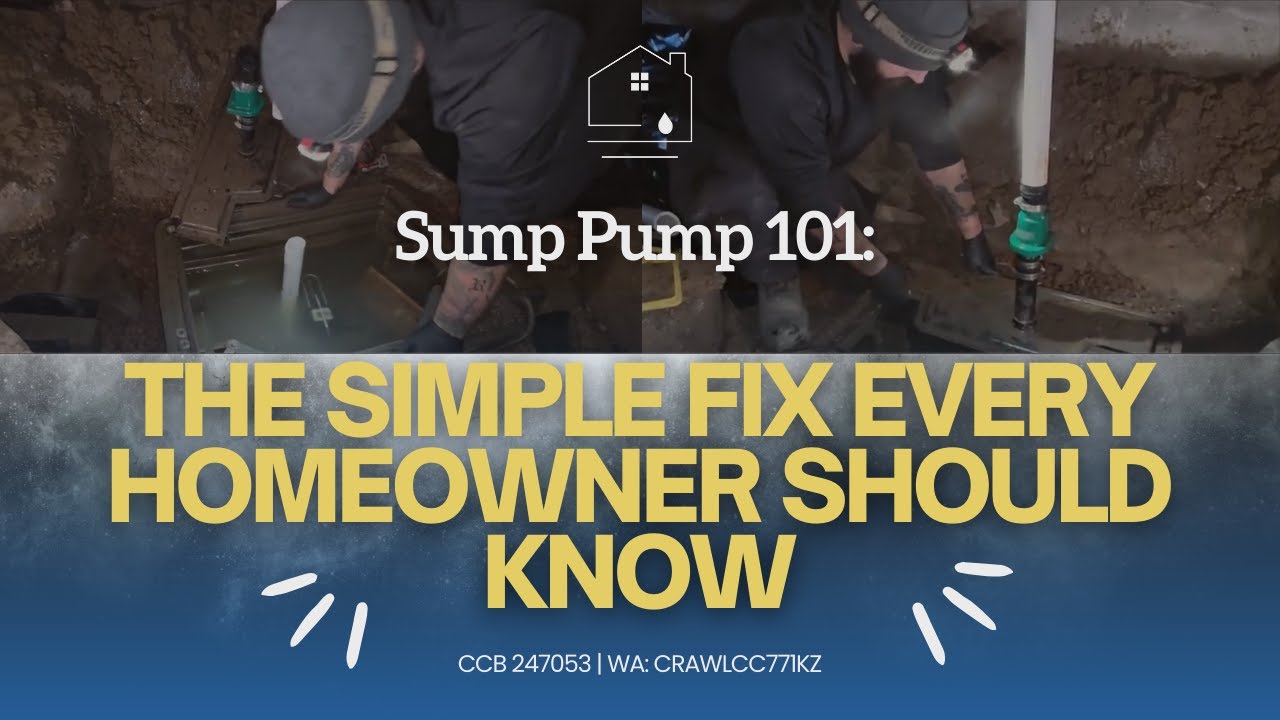 Simple Sump Pump Fix You Can Do Yourself - YouTube