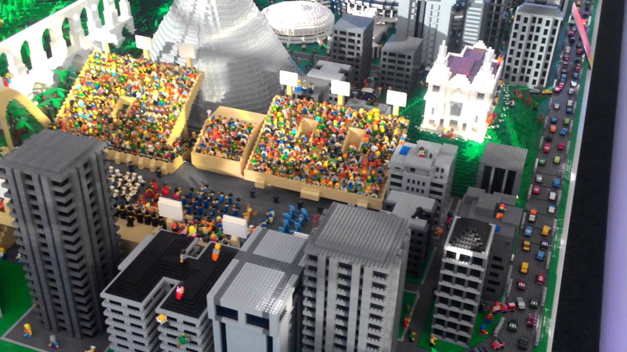 Maquete do Rio de Janeiro com peças LEGO Olimpíadas 2016 - YouTube