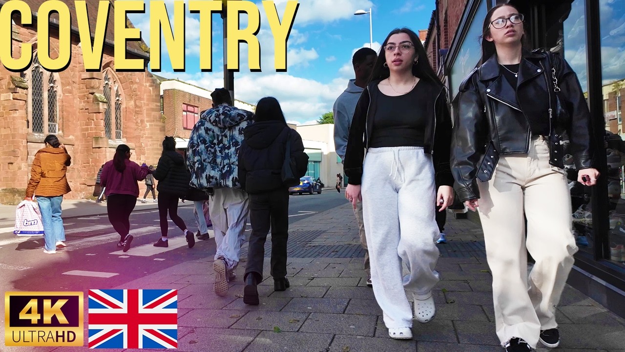 Coventry - City Tour 2024| Walking The Streets of Coventry | Central ...