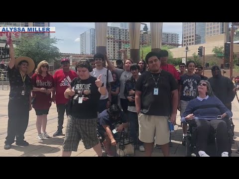 High school teacher with quadriplegia honored for helping to give back to the community