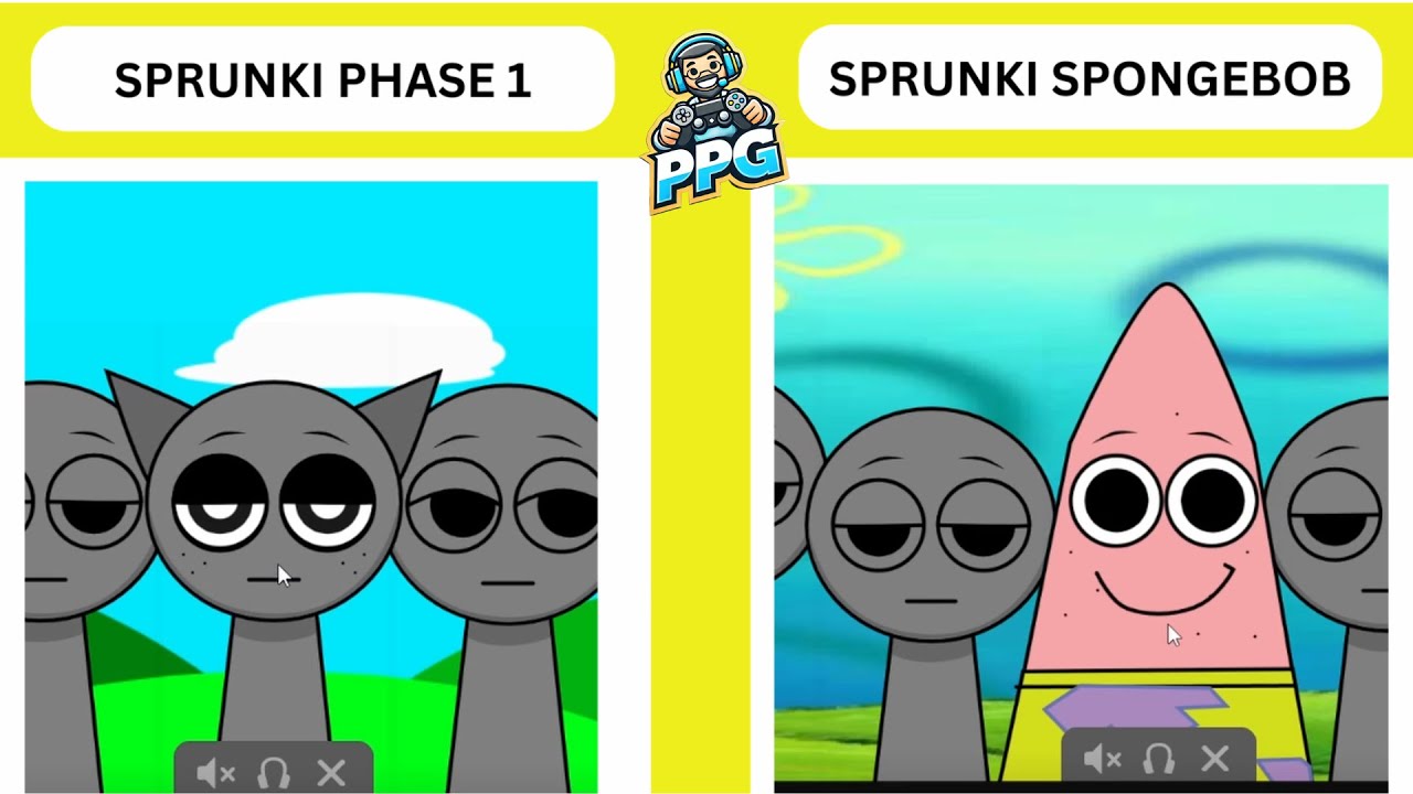 SPRUNKI SPONGEBOB VS SPRUNKI PHASE 1 - Part 1 - YouTube