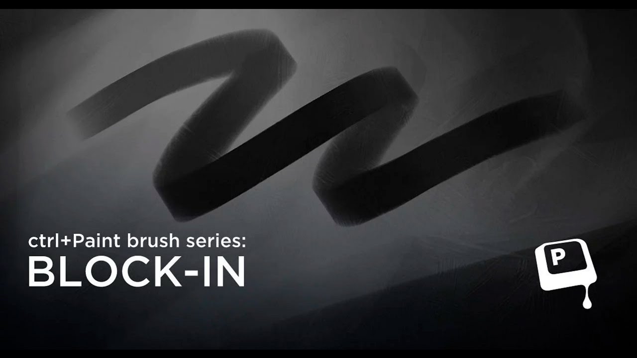 8-33) Пользовательская кисть - наложение текстур на холст (Brush Series - Block-In) (CtrlPaint ...