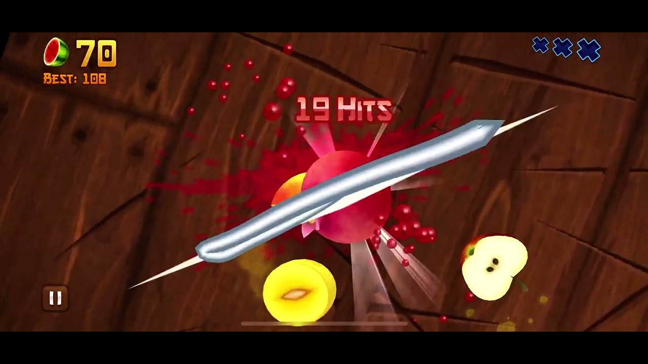 This is unspeakable fruit ninja - YouTube