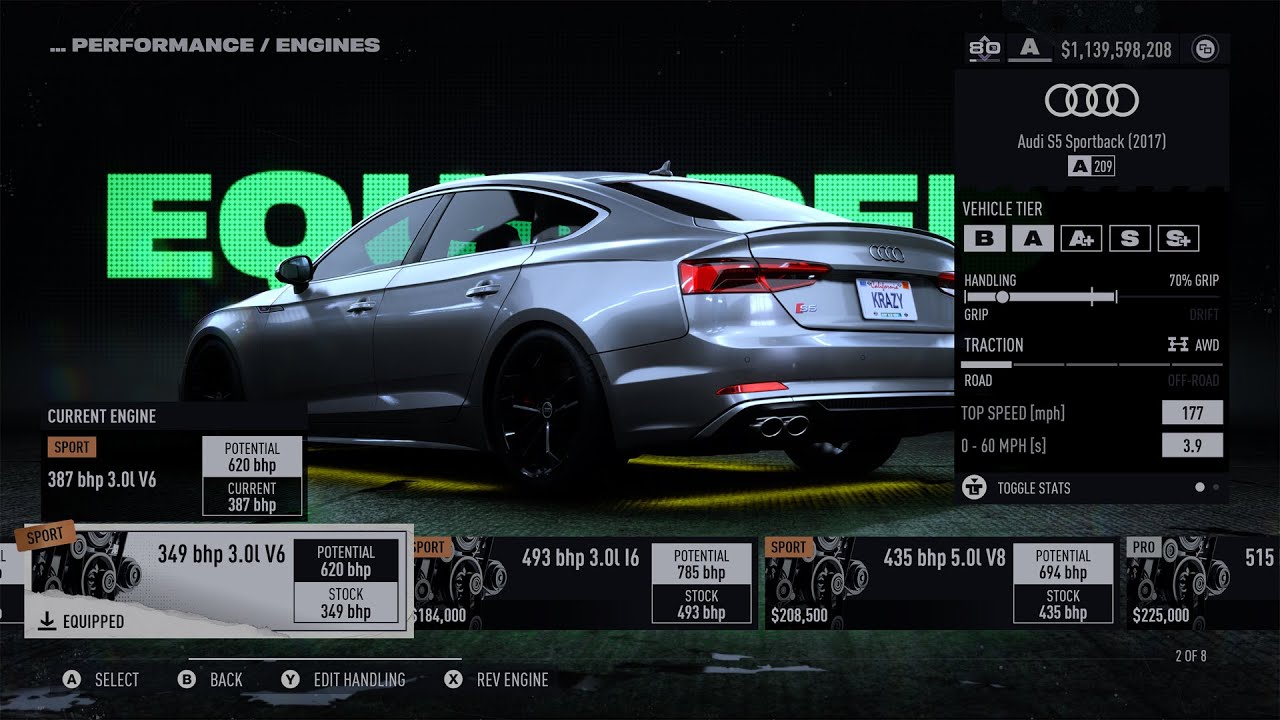 Audi S5 Sportback A Class Build Nfs Unbound Vol 6 - YouTube