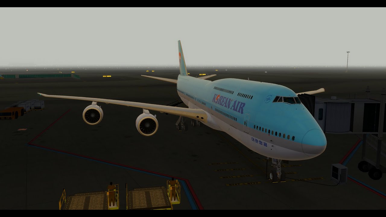 Boeing 747-8F Narita - Incheon | Prepar3D - YouTube