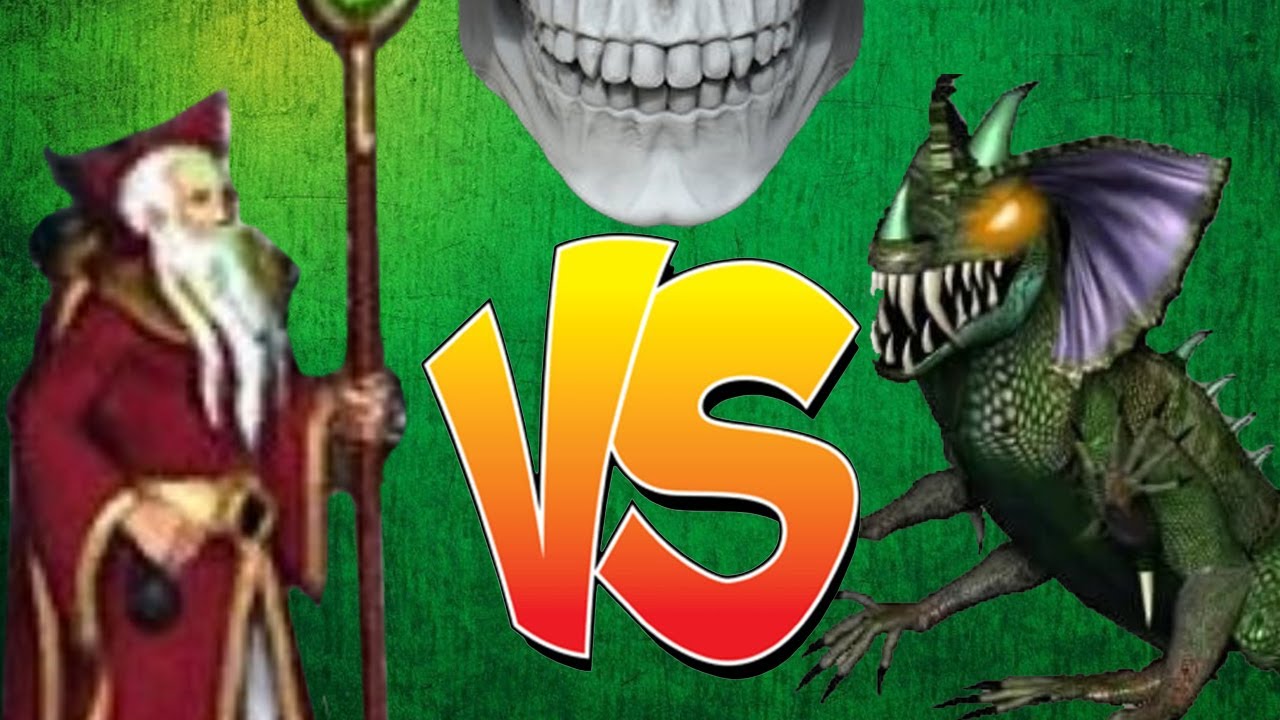 Heroes of Might and Magic III. Arch mage VS Greater basilisk - YouTube