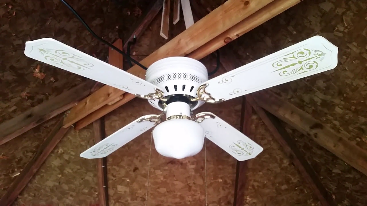 Heritage Hugger 42" Ceiling Fan - YouTube