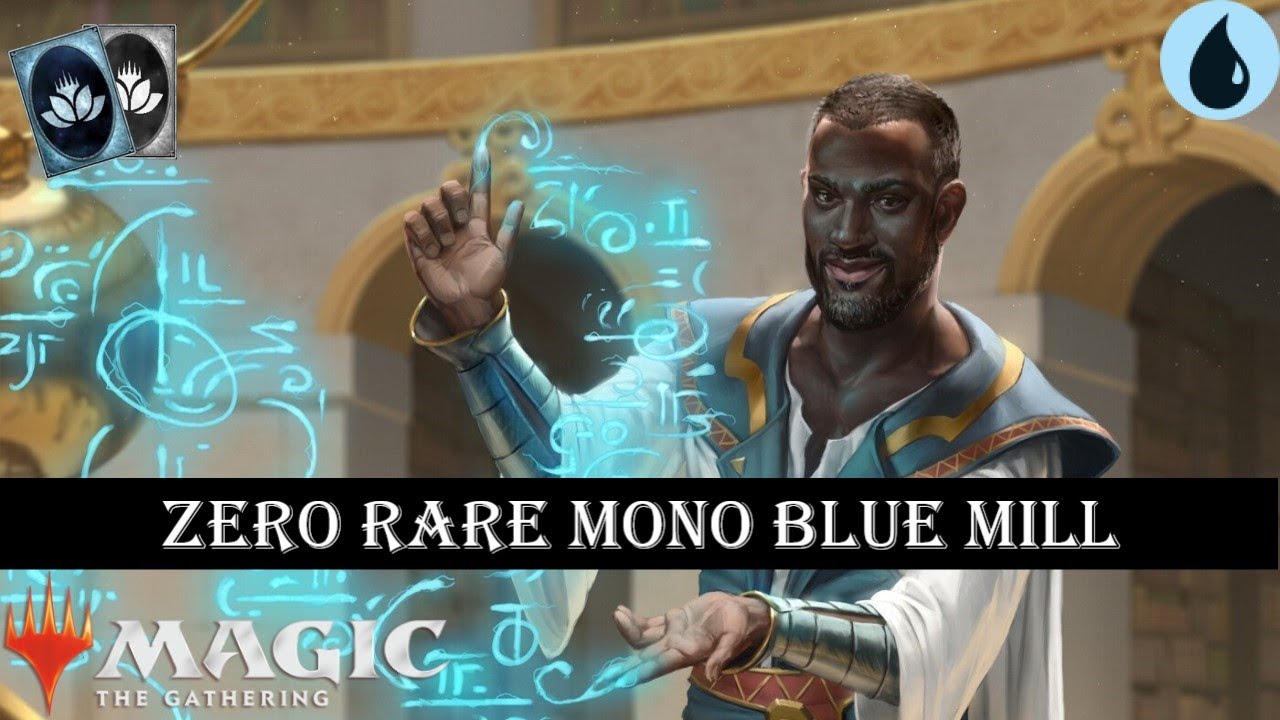 ZERO RARE MONO BLUE MILL | Explorer | MTG Arena Budget Deck | F2P - YouTube