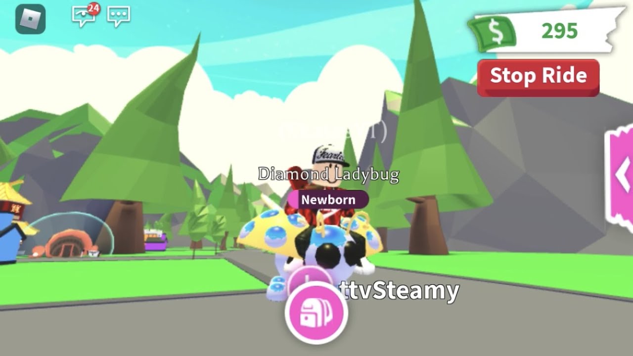 Trading My Diamond Ladybug In Adopt Me(Trading Video) - YouTube