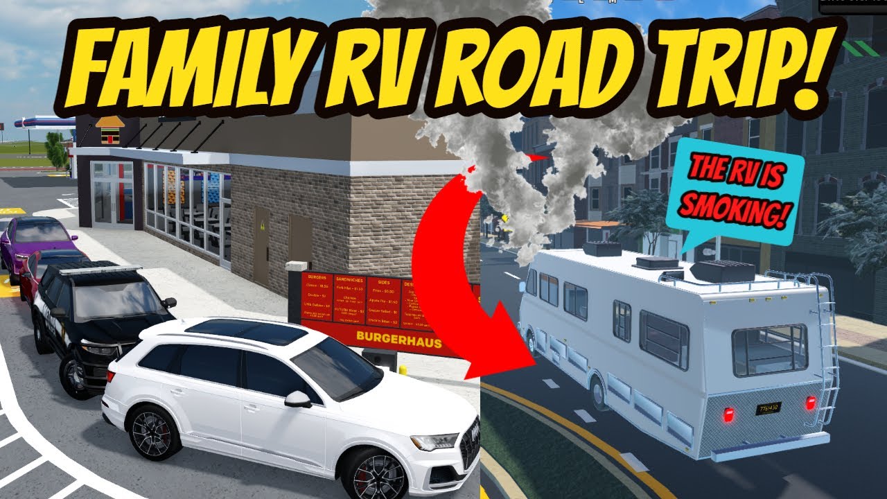 Greenville, Wisc Roblox l Family Car Road Trip RV FIRE Roleplay - YouTube
