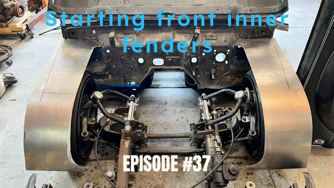 Body dropped samurai, rough day making front inner fenders. - YouTube