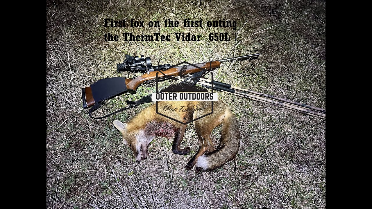 First fox with the ThermTec Vidar 650L LRF - YouTube