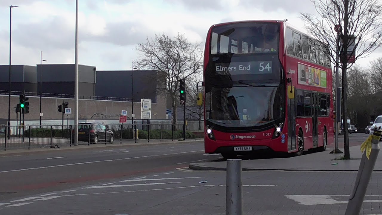 54 Full London Bus Route: Elmers End - Woolwich Stagecoach Part 1 - YouTube