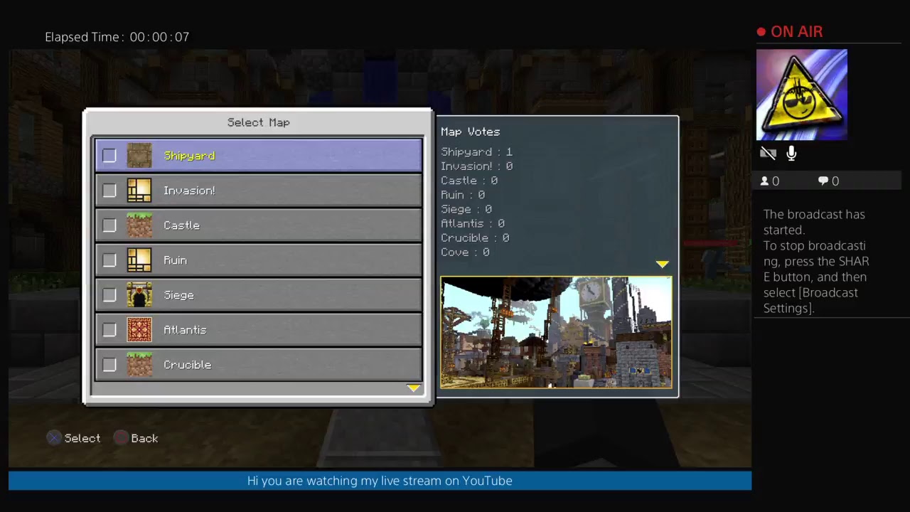 MINECRAFT LIVESTREAM PS4-ROAD TO 70 SUBSCRIBERS - YouTube