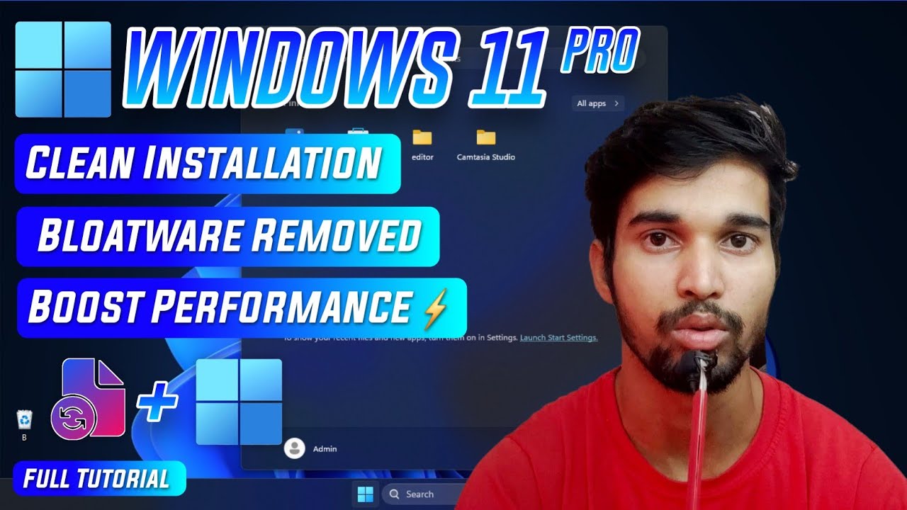 100% Performance⚡Boost | Create Answer File and Windows 11 PRO Clean ...