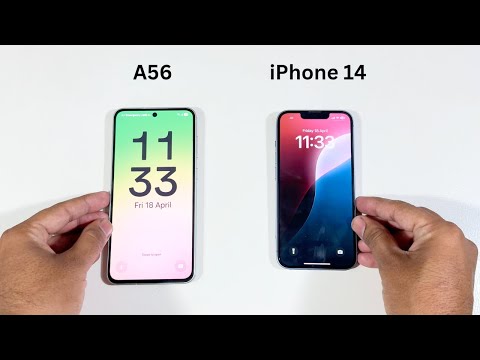 Samsung Galaxy A56 vs iPhone 14 Speed Test and Camera Comparison