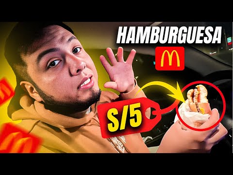 HAMBURGUESAS a 5 SOLES en McDonalds de MADRUGADA