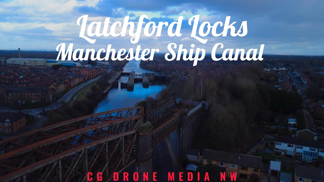 Latchford Locks Flyover - YouTube