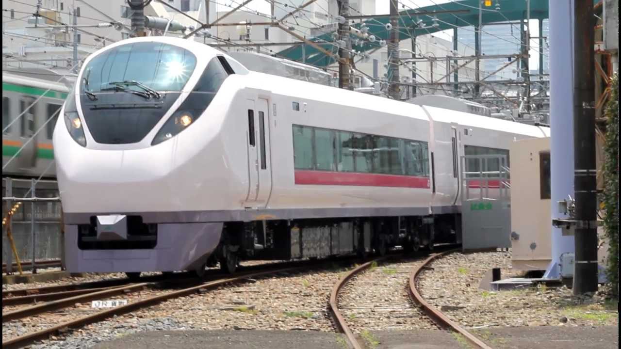 JR大宮総合車両センター E657系水カツK7編成 「試乗会」列車 発車 - YouTube