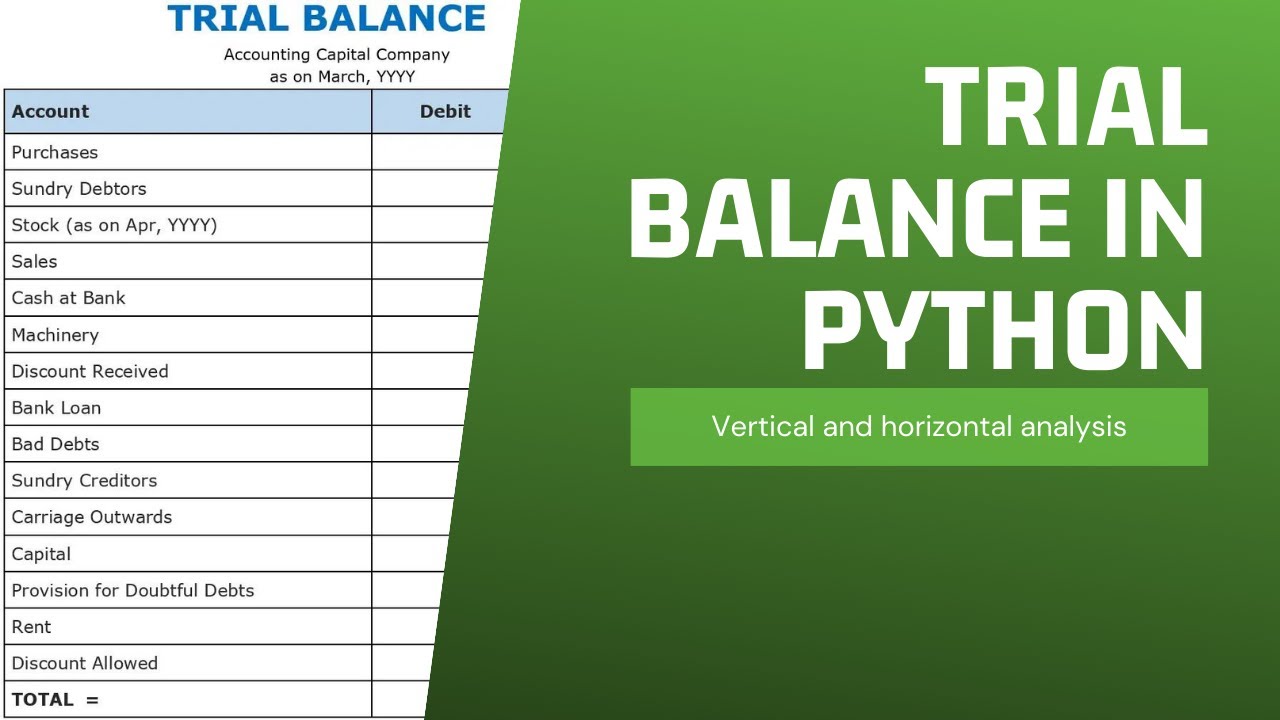 Load and Analyze Multiple Trial Balances with Python - YouTube