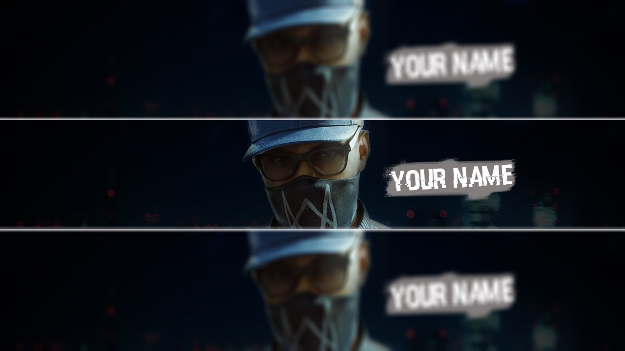 FREE Watch Dogs Banner Template - YouTube