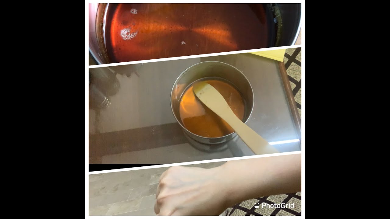 How to make cold wax (for hair remove) without lemon - YouTube