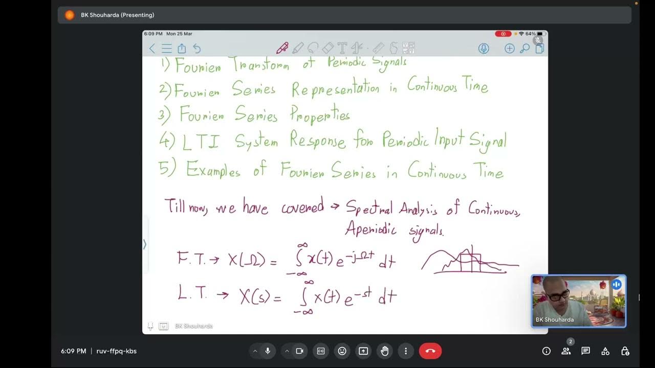 NPTEL PMRF Session "Signals and Systems" Week-9 (Spring 2024) - YouTube