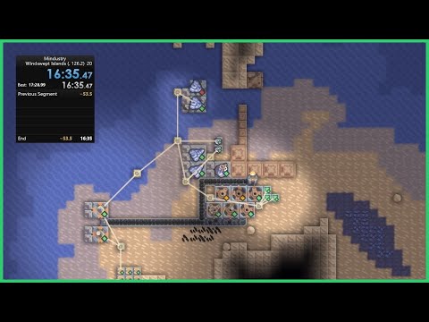 Mindustry Windswept islands in 16 min 34s - YouTube