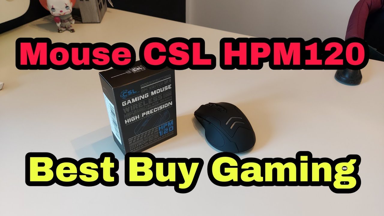 Best Buy Mouse Gaming Wireless - CSL HPM120 - YouTube