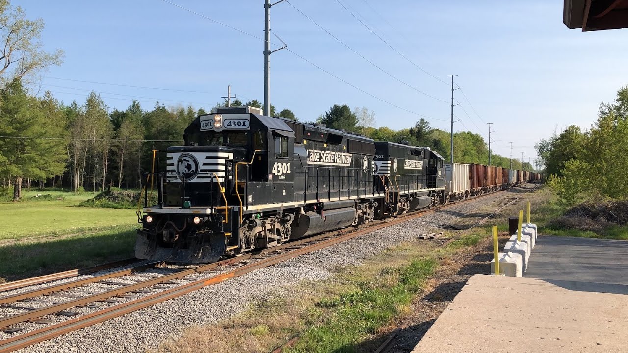 Lake State Railway Pinconning to Tawas May 17, 2023 - YouTube