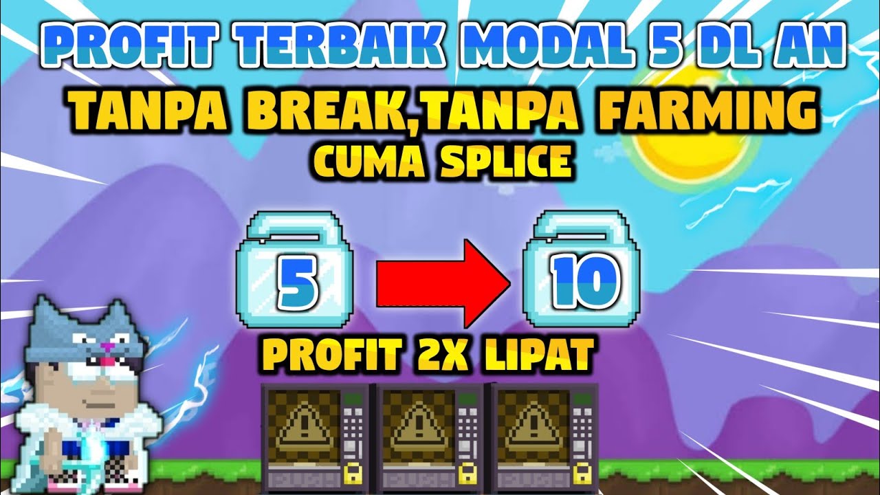 Profit Terbaik Modal 5 DL Tanpa Break Tanpa Farming(Cuma Splice🤑 ...