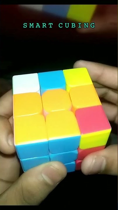 SOLVING A CUBE IN A DIFFERENT WAY || SOLVING TRICK || VERY EASY || SMART CUBING || #cube #cubing ...