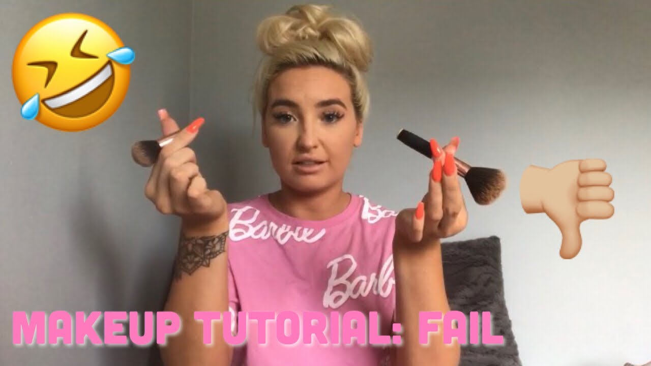 MAKEUP TUTORIAL FAIL 👎🏼🤣 - YouTube