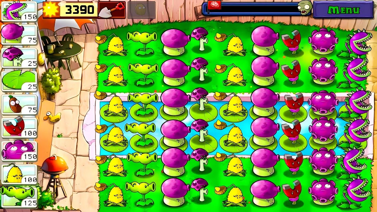 PVZ: *MINI GAMES*_Best & Strong Combo Challenge | Pvz Gameplay | Pvz ...