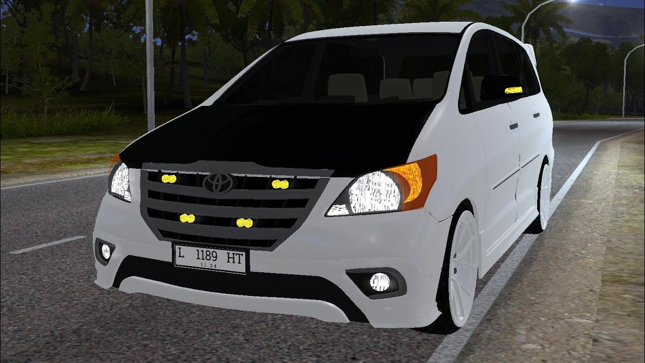RILIS!!! INNOVA 2013 2 KD CONCEPT WHITE_2KD | MOD BUSSID TERBARU - YouTube
