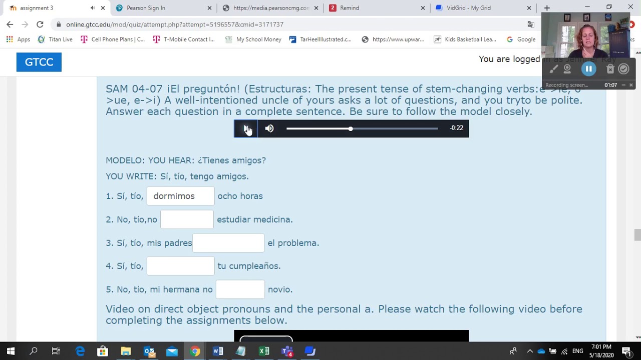 How to complete SAM 04 07 - YouTube