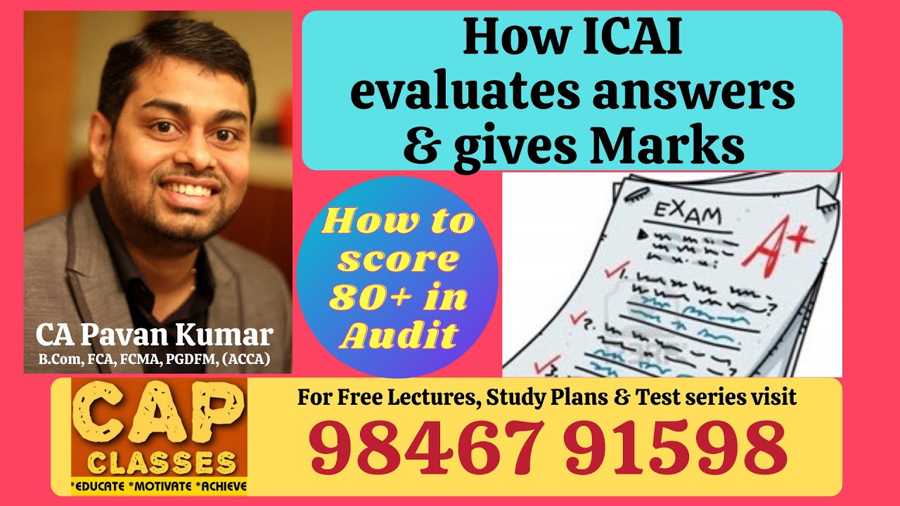 How ICAI Gives marks & Evaluates answers | A must watch | CAP CLASSES ...