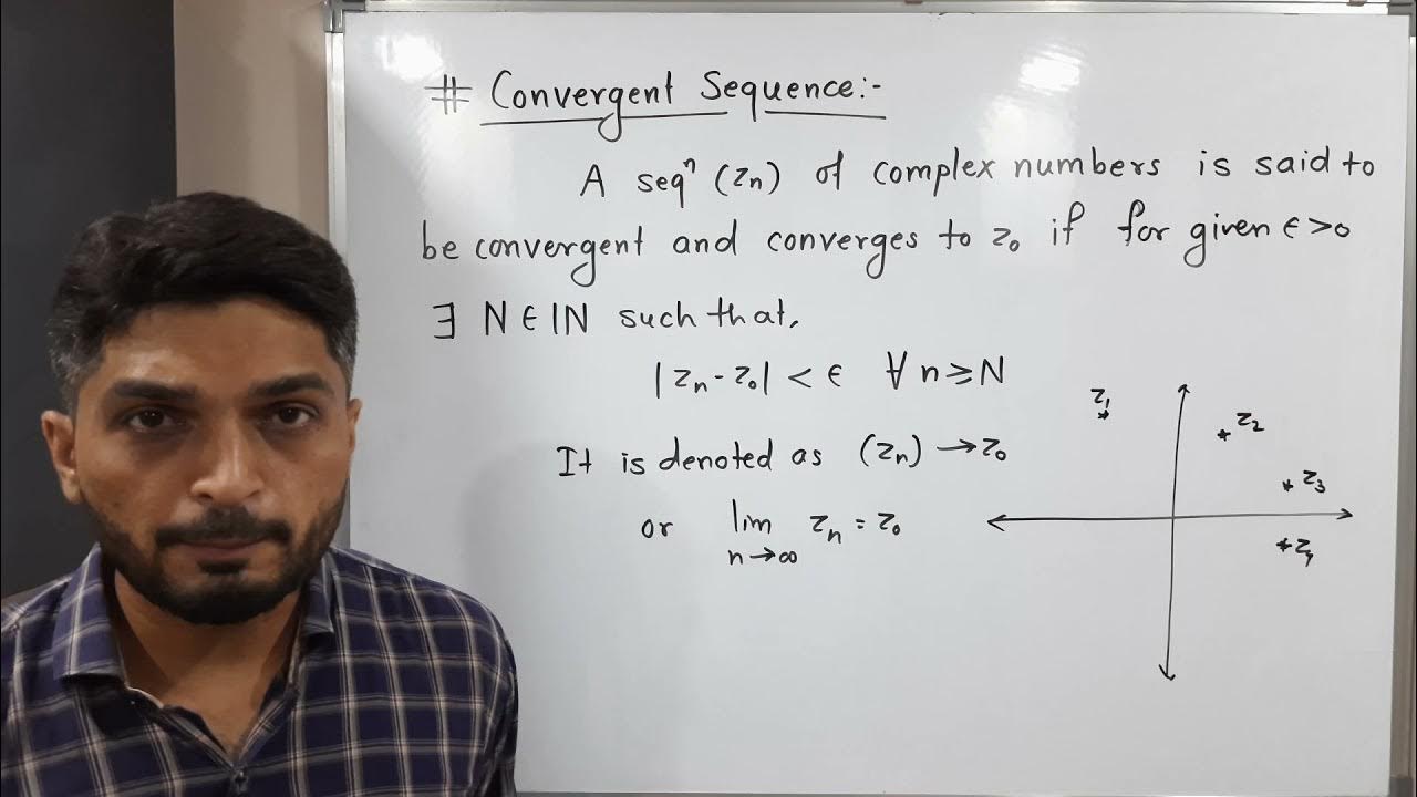 Complex Analysis | Unit 1 | Lecture 20 | Definition of Convergent ...
