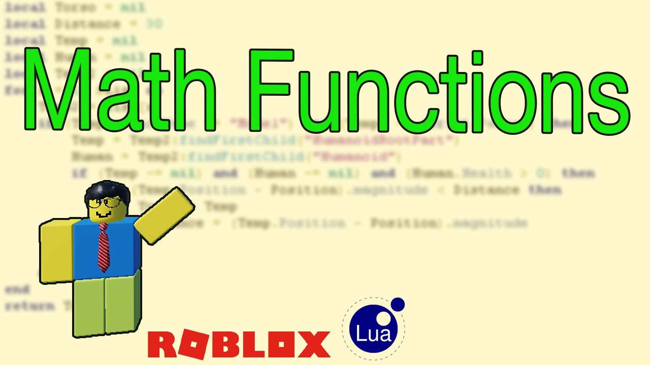 Roblox Scripting Tutorial #21: Math Functions - YouTube