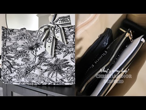 New: Car chronicles || What’s in my bag ft. CD inspired tote #WIMB #purseessentials - YouTube