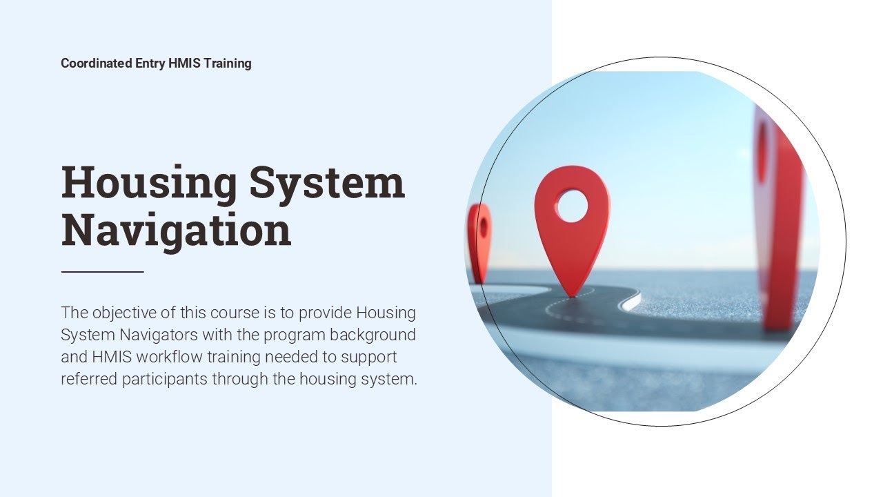 Housing System Navigation - HMIS Re-training - 08/15/2024 - YouTube